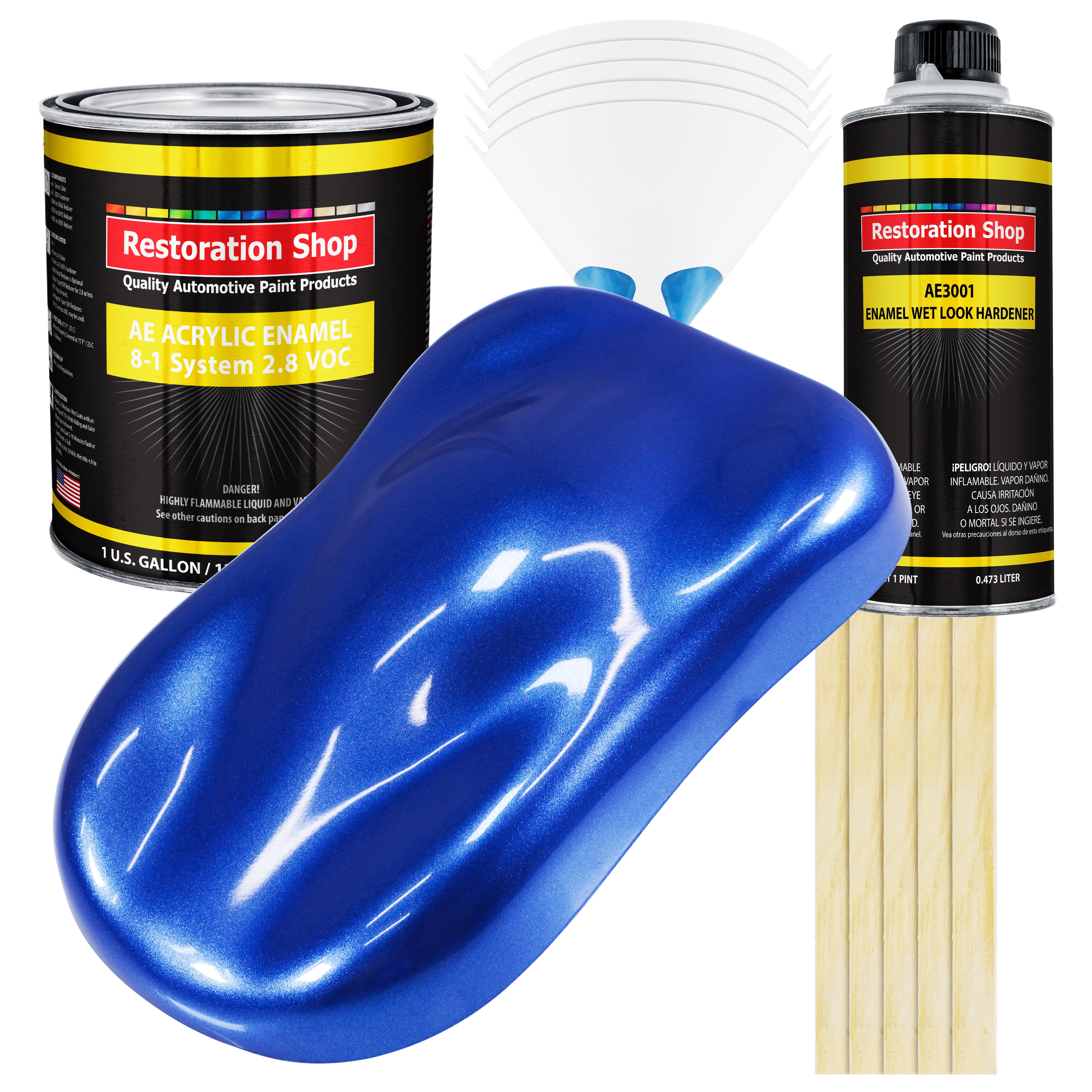 Restoration Shop - Cobalt Blue Firemist Acrylic Enamel Auto Paint ...