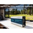 WZRELB 5000W Pure Sine Wave Inverter 48V DC to 110V 120V AC Power ...