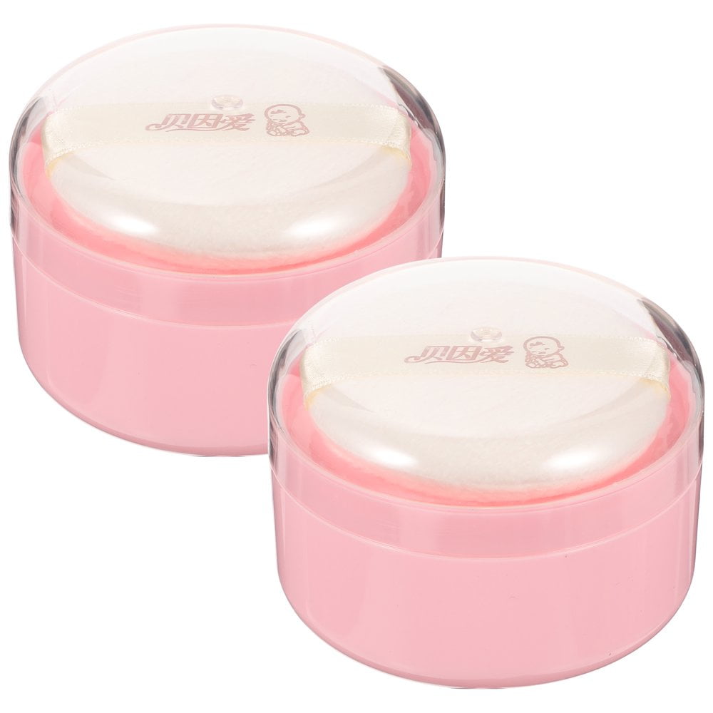 Click here for Lngoor 2pcs Body Powder Puffs Boxes Loose Powder C... prices