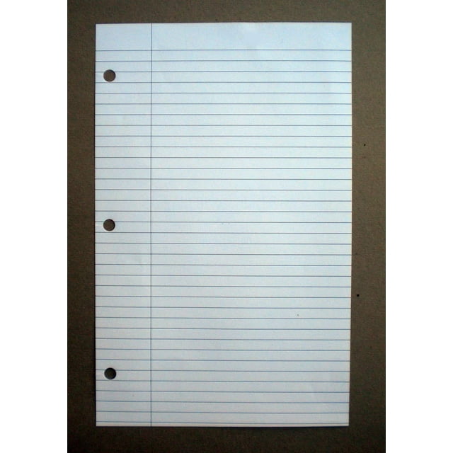 100% Rag Paper, 6" x 9-1/2", Lined One Side, For Museum or Field Notes ...