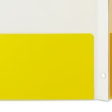 Pen+Gear Paper Folder, 3-Prong, Letter Size, Solid Yellow, Document ...