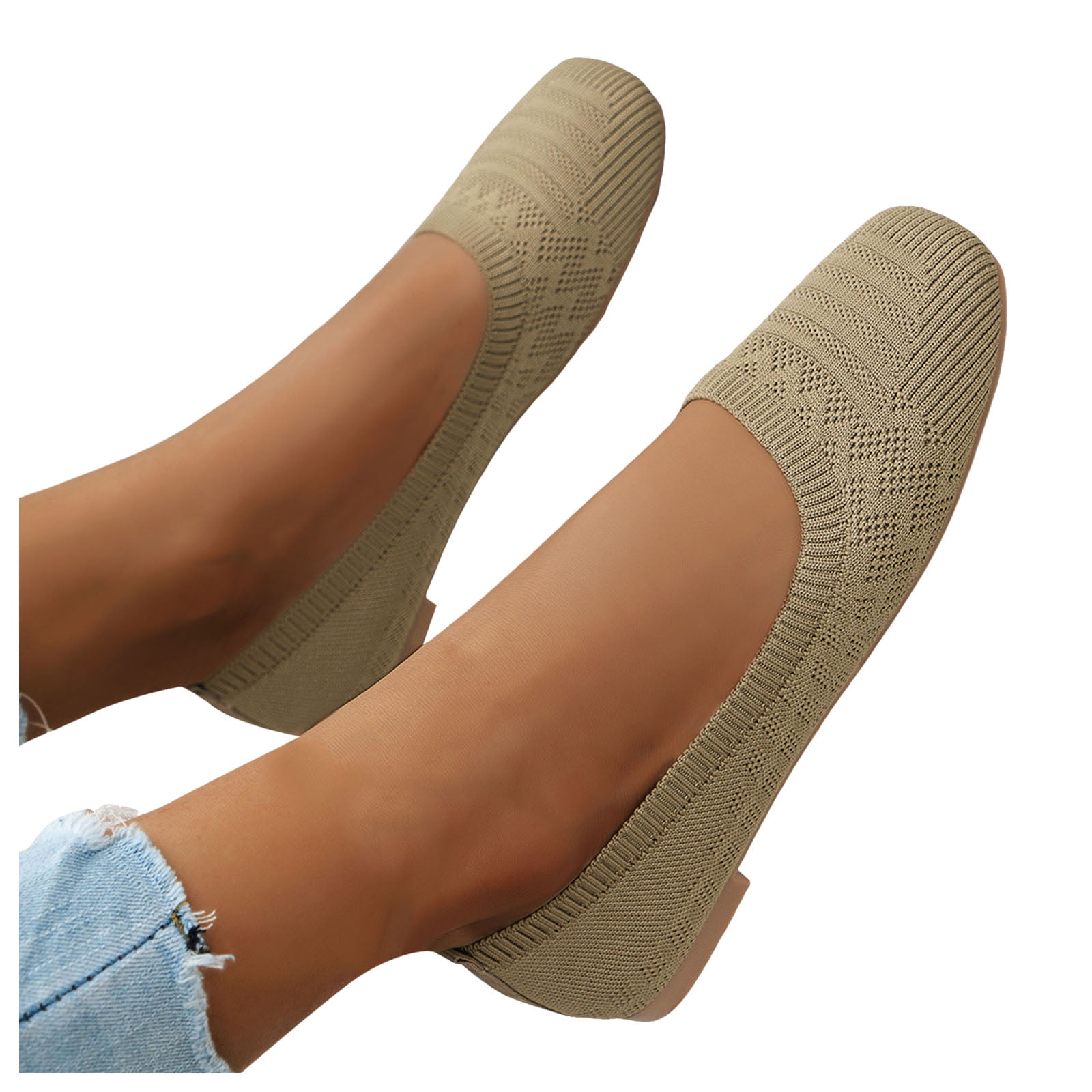 Click here for Oyedens Dress Shoes For Women Square Toe Ballet Fl... prices