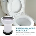 Phlegsive Toilet Extension Pipe Leakage: Straight Connecting Drainage ...