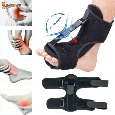 Yosoo Adjustable Plantar Fasciitis Dorsal Night and Day Splint with ...