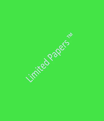 Limited Papers (TM) Sticker Label Fluorescent, 8.5X11 Inch, Letter Size ...