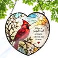 Red Bird Wall Hanging Decorations Ornament with Chain Outdoor Sun ...