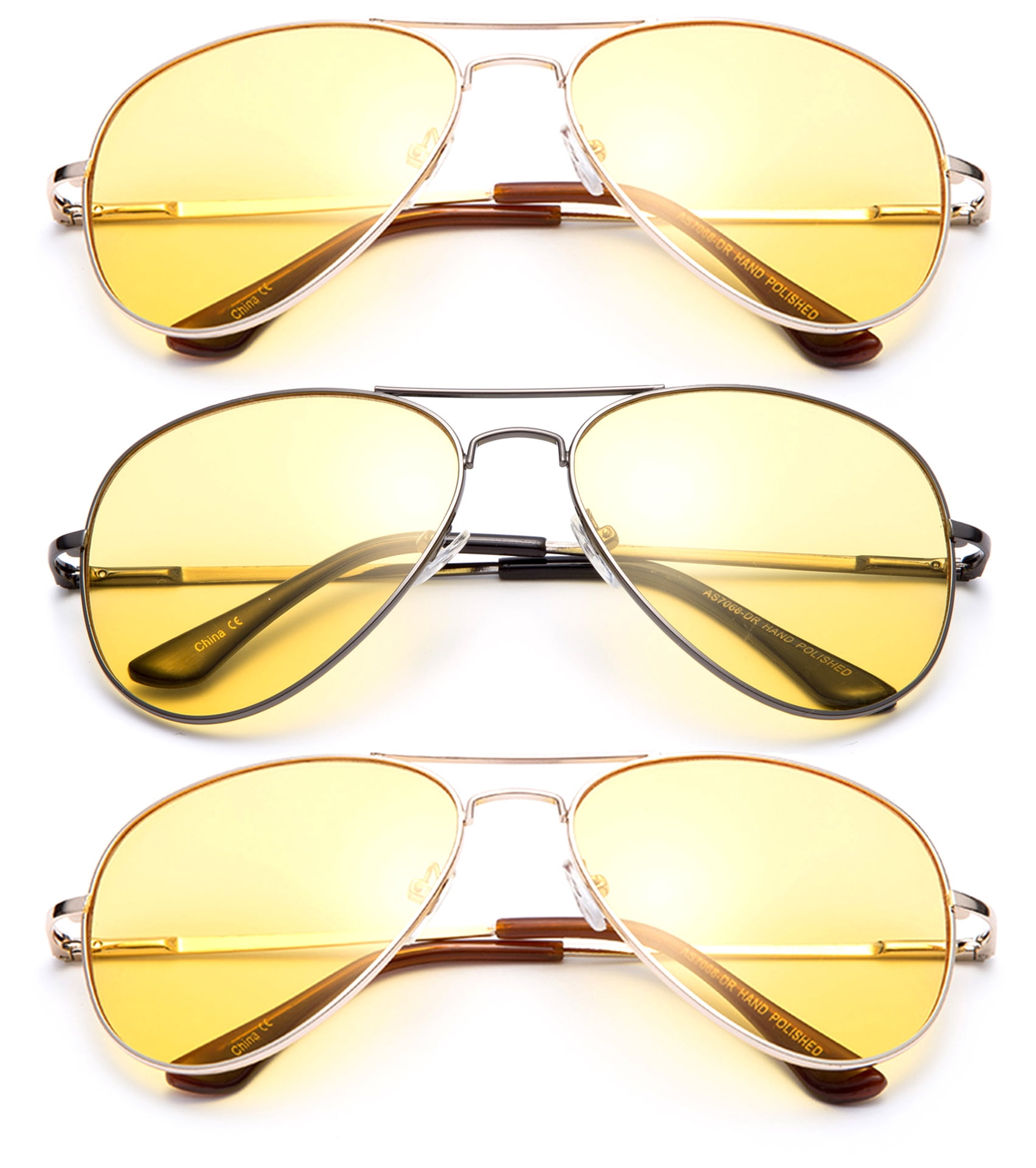 Newbee Fashion Polarized Night Vision Driving Glasses Yellow Amber Newbee Fashion Polarized Night Vision Driving Glasses Yellow Amber