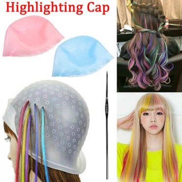 Cheers.US Hair Colouring Highlighting Dye Cap Frosting Tipping Reusable ...