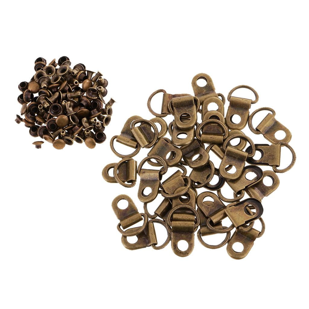 30 Sets Metal Climbing Buckles Bag Buckle Connectors for Crafts Bronze ...