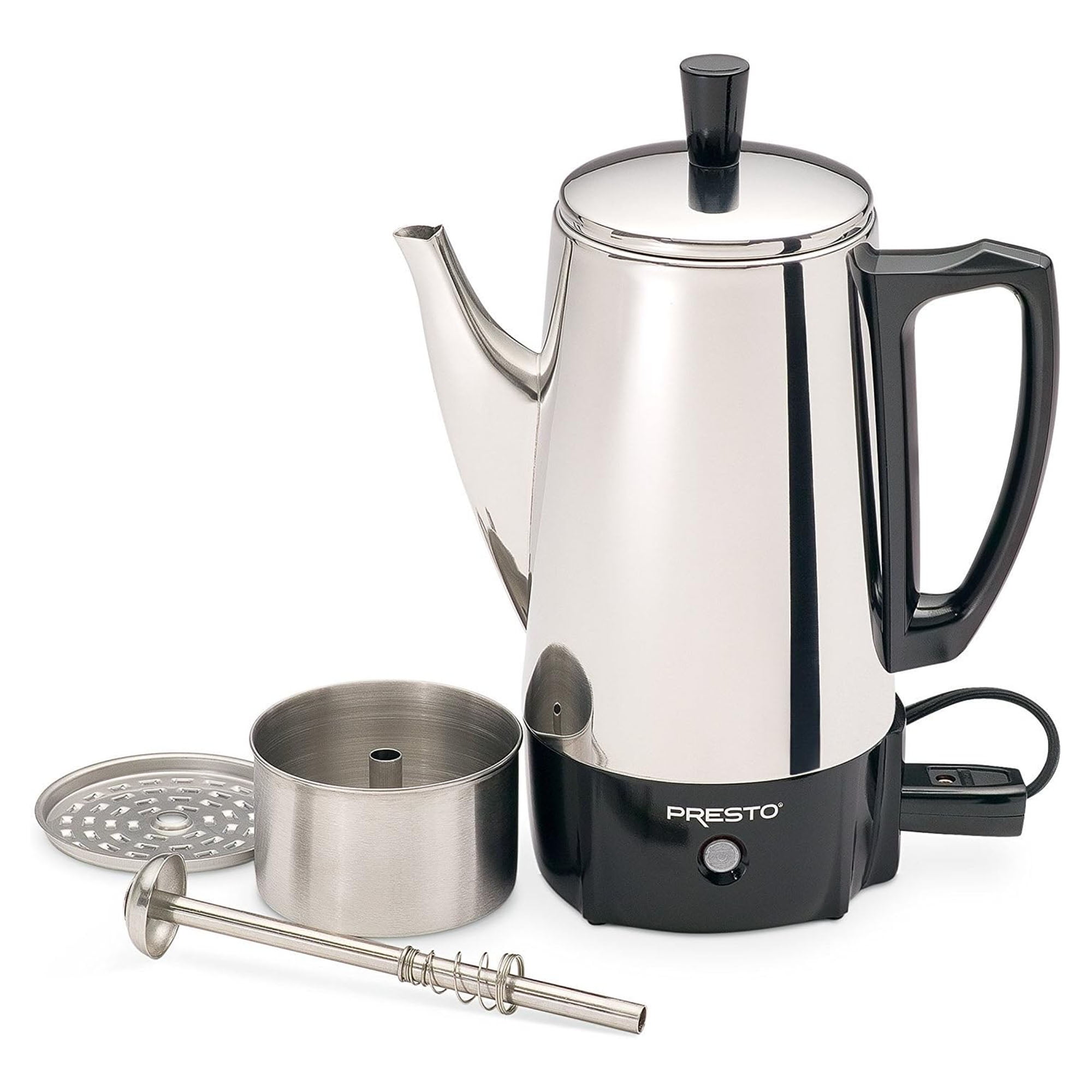 Open Box Presto Stainless Steel Coffee Maker, Classic Percolator, Easy ...