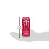 Monster Energy Ultra Red Zero Calorie, Zero Sugar Energy Drink, 16 Fl ...