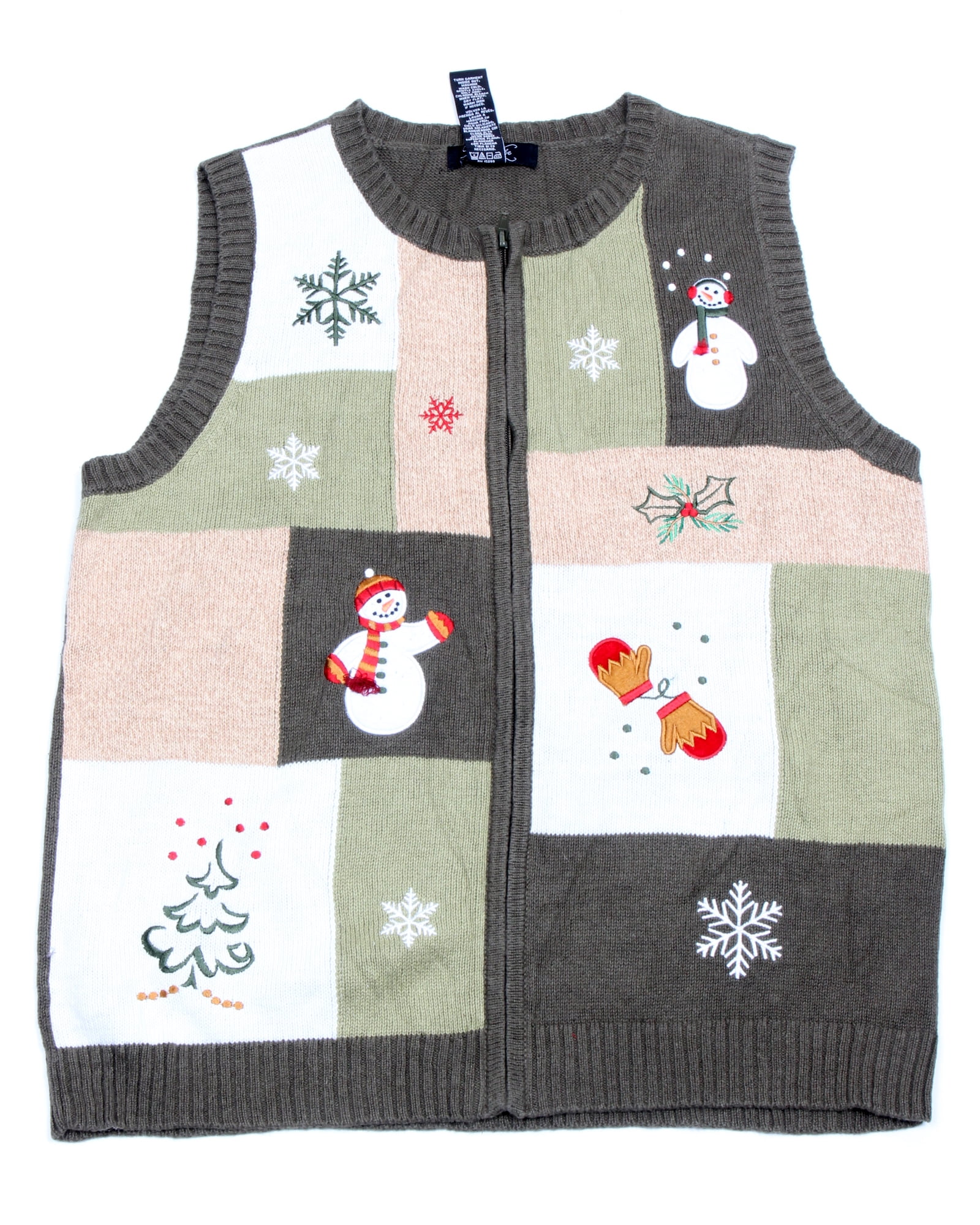 Vintage One of a kind Ugly Christmas Holiday Sweater Vest - Large ...