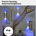 Ocean Moonlit 2-LED Dual-Head Motion Sensor Wall Light | RGB 7-Color ...