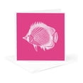 3drose, Hot Pink Butterflyfish Tropical Fish. Exotic Modern Sea Ocean ...