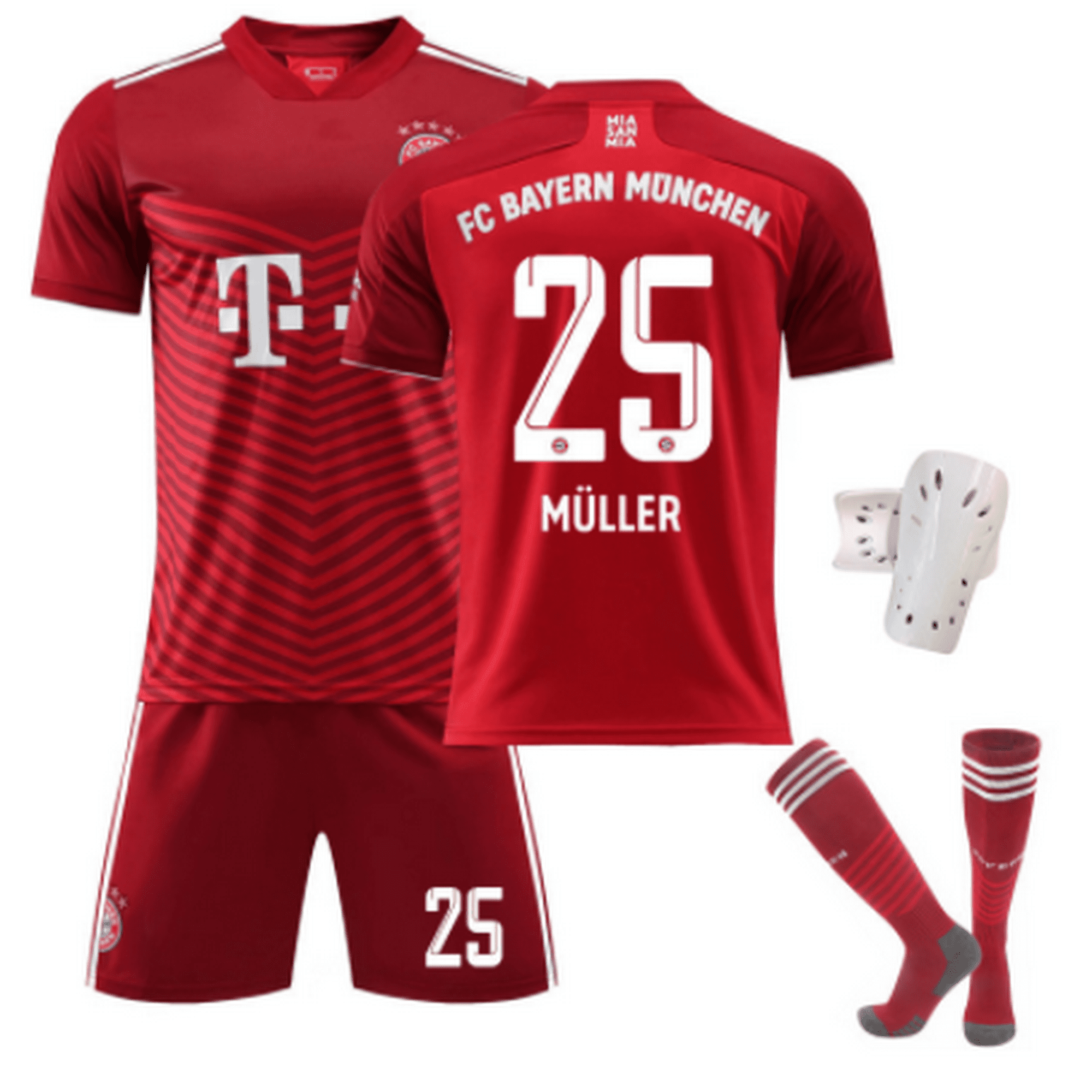 Click here for Onemix 2023 Mens And Womens Bayern Home Football T... prices