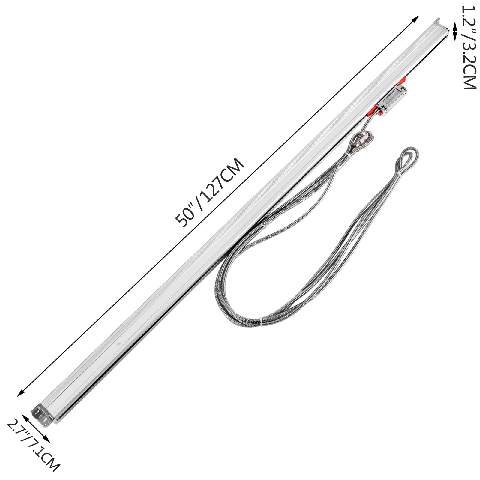 Calipers VEVOR Precision Linear Scale 520MM Length Linear Glass Scale ...