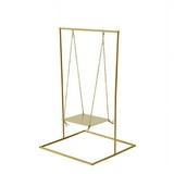 BalsaCircle Gold Metal Swing Cake Stand for Wedding Treat Display, 3ft ...