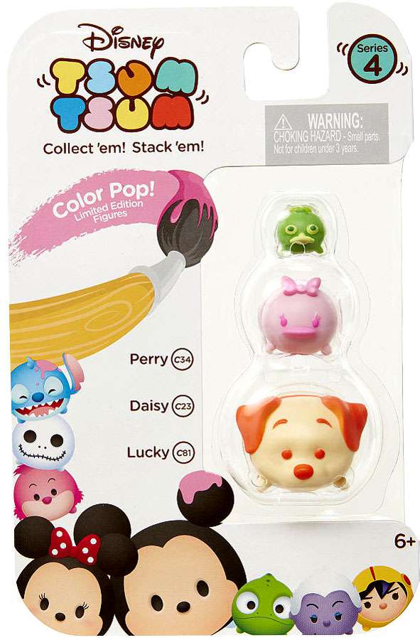 Disney Tsum Tsum Series 4 Color Pop Perry, Daisy & Lucky Mini Figure, 3 ...