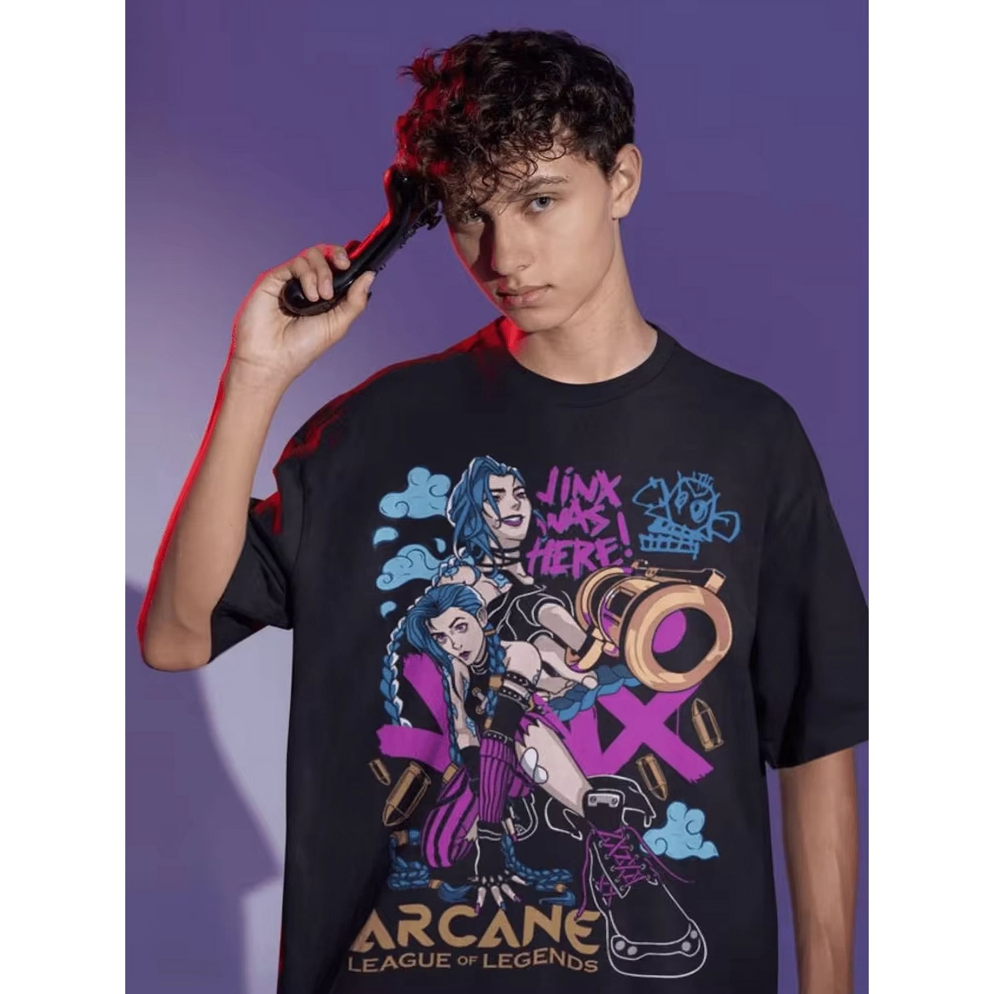 Click here for Unbranded Jinx Arcane T-Shirt Japanese Anime Carto... prices