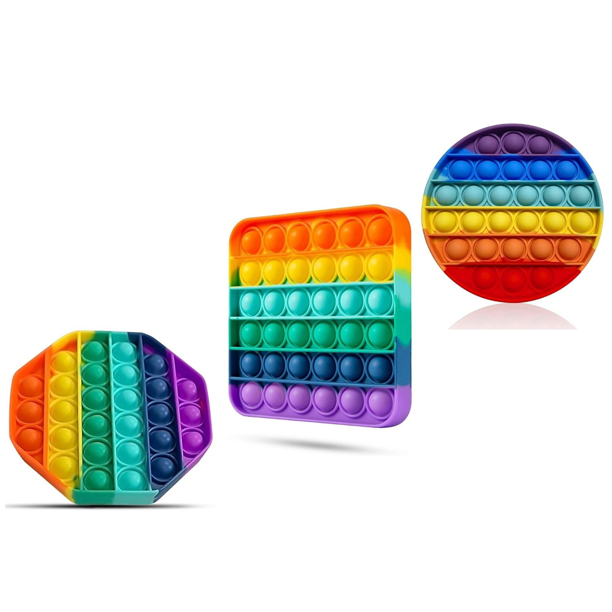 Push Pop Bubble Fidget Sensory Shapes (Octagon, Square, Circle ...