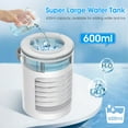 AITREE Portable Mini Air Conditioner with 3-Speed Fans Nightlight 600ML ...