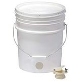 Little Giant BKT5 Plastic Honey Bucket with Honey Gate for Beekeeping ...