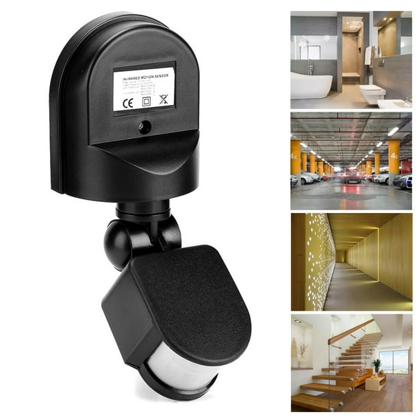 AC 110~240V Adjustable PIR Body Motion Infrared Sensor Detector Light ...