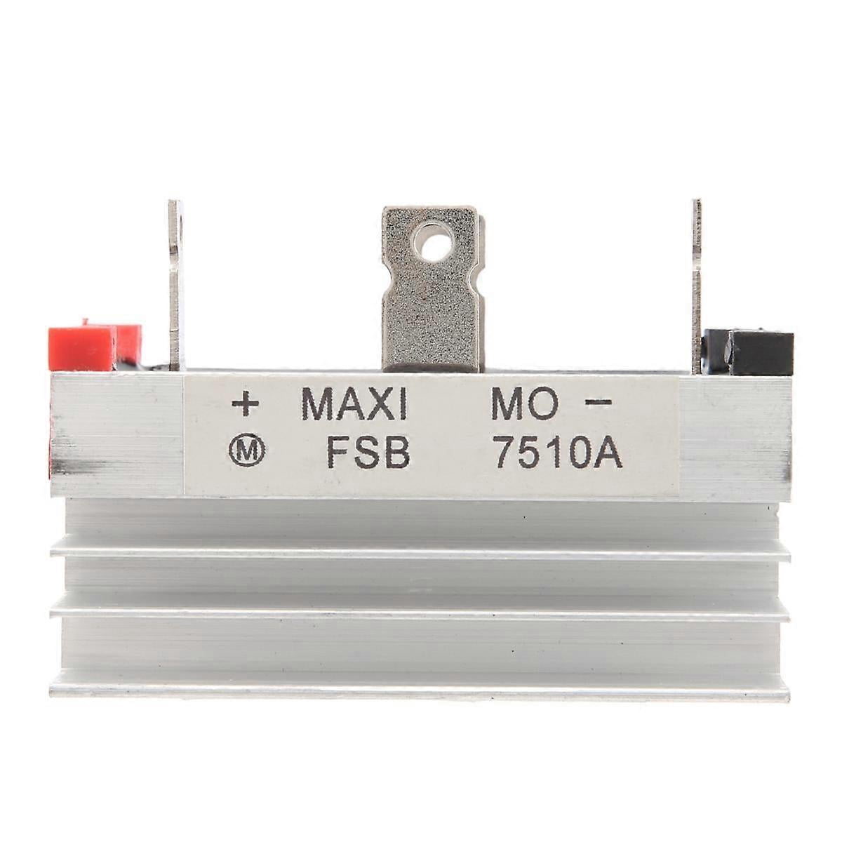 Aluminum Heatsink Base Single Phase Bridge Rectifier Diode 75A 1000V ...