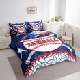 Feelyou Vintage Baseball Sport Full Size Bedding Sets for Boys, Cartoon ...
