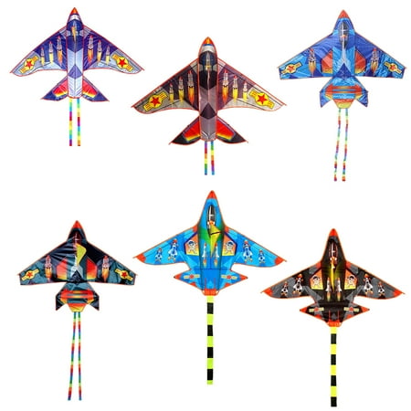 Kite Airplane Shape Portable Single Line Outdoor Flying Kites Children ...