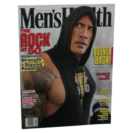 Men's Health The Rock At 50 Stength Staying + Power December 2022 ...