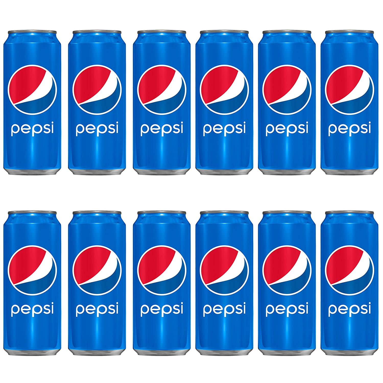 Pepsi Soda, 16 Fl. Oz. Can - Case of 12 - Walmart.com