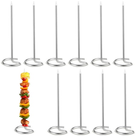Maytalsory 10pieces Stand-up Rack Skewers Efficiently Cooks Multiple ...