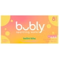 bubly Bellini Bliss Sparkling Water, 12 fl oz, 8 Pack Cans - Walmart.com