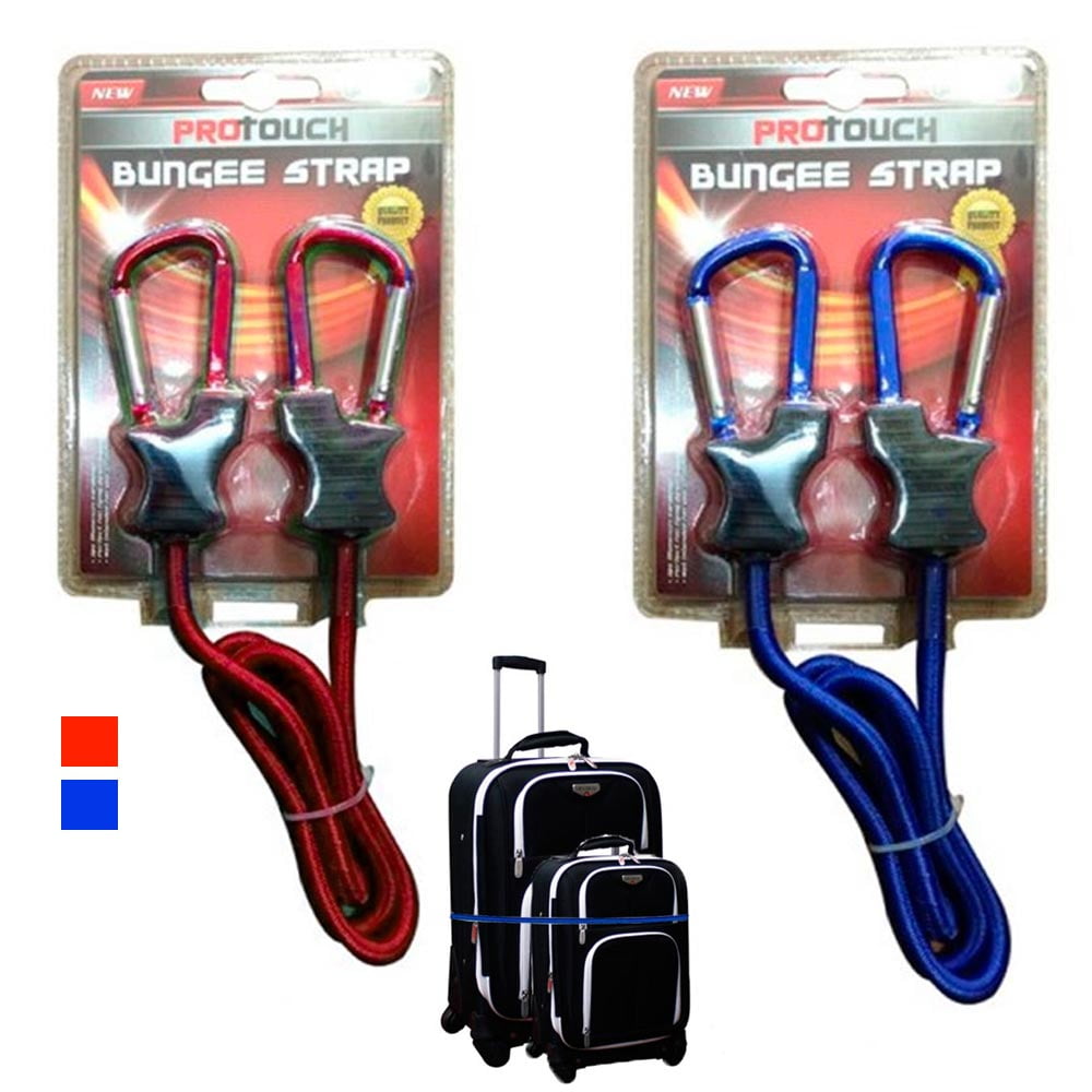 1 Pc Bungee Strap Cord Tie Down Tarp Luggage Aluminum Carabiner Secure ...