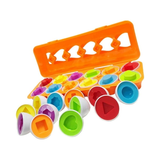 12x Montessori Sorter Fun Matching Egg learning puzzles count ...
