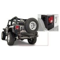 Bushwacker 97-06 Jeep Wrangler Trail Armor Rear Corners - Black ...