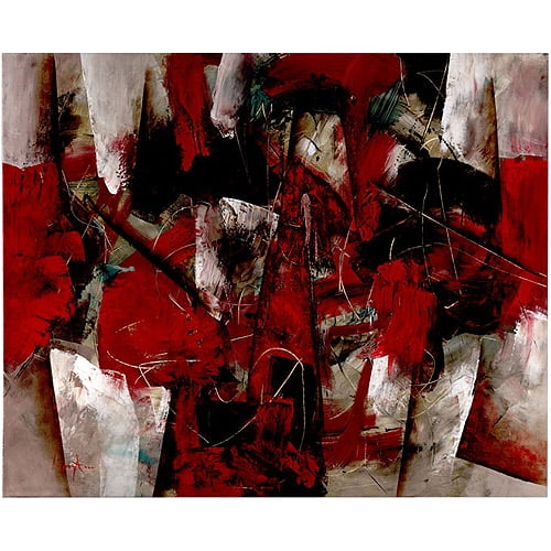 Trademark Fine Art "Abstract IV" Canvas Art by Lopez, 26x32 - Walmart ...
