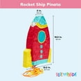 Pull String Rocket Ship Pinata - Galaxy Space Party Supplies for ...