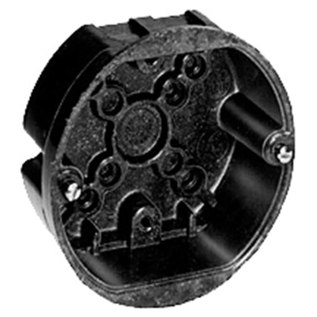 4 in. Black Round Ceiling Box With Nails - Walmart.com