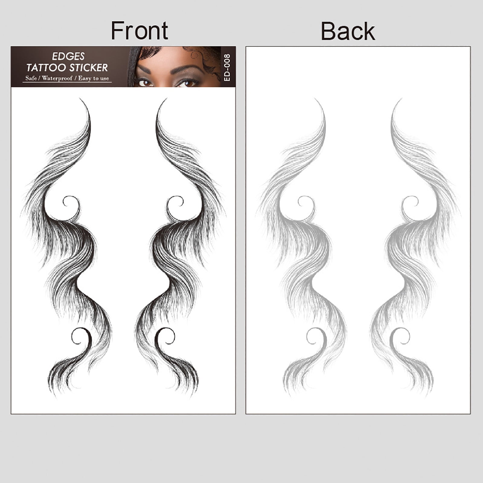 Gotyou Forehead Hair Stickers,Salon DIY Hairstyling,Hair Stickers ...