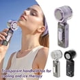 100-Speed Ice Cooling Fan, Rechargeable Portable Fan with TEC Ceramic ...