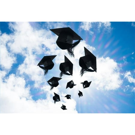 7x5ft Graduation Backdrop Class of 2022 Congrats Graduates Trencher ...