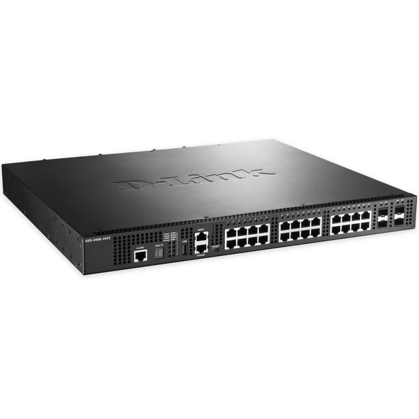 D-Link 24-Port Layer 3 Stackable 10GbE Managed Switch - Walmart.com