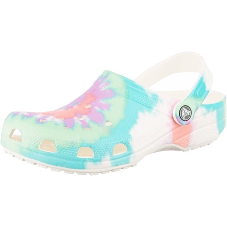 Crocs unisex adult Classic Tie Dye | Comfortable Slip on Water Shoes ...