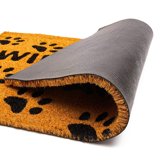 Juvale Nonslip Coir Doormat for Outdoor and Indoor Entrance, Wipe Your ...