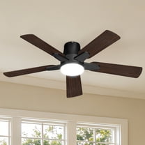 ModFusion 60-Inch Black & Gold Ceiling Fan with 3 Blades, Remote ...