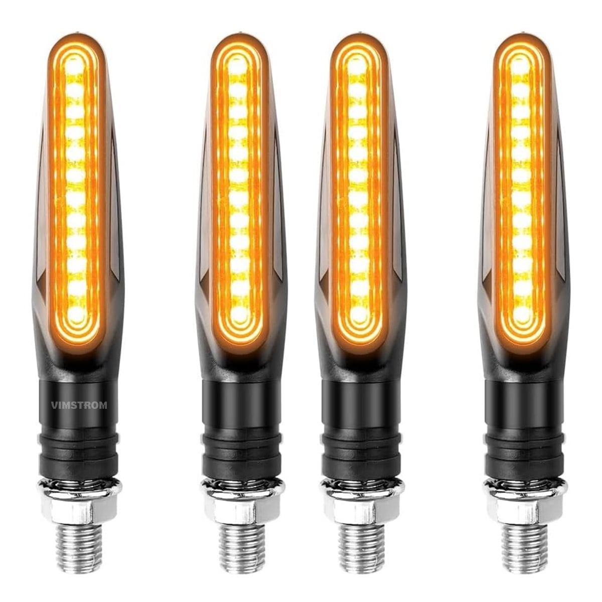 Kit 4 Piezas Faros Led Direccionales VIMI Para Motocicleta Luz Fija ...