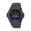 Casio Men's Blue Digital Resin Strap Sport Watch with Black Dial W219HC ...