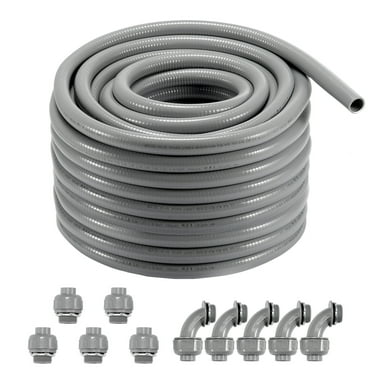 Wocloer Liquid-Tight Conduit 1inch 25 Foot, Flexible Non Metallic ...